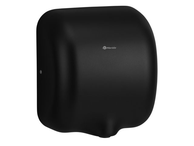 Suszarka do rąk MERIDA TURBO JET BLACK LINE, czarna | MERIDA